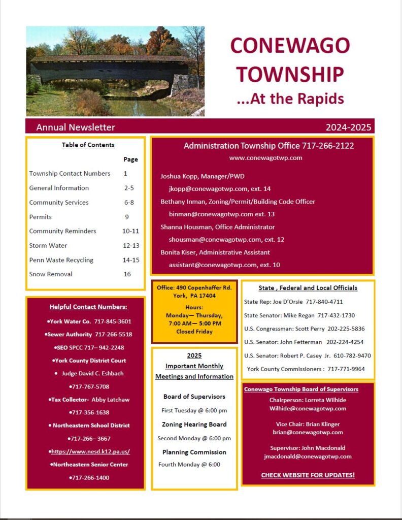 Conewago Township – Growing with York County